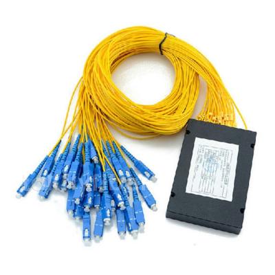 China EPON GR-1209 Low Insertion SC Connector Fiber 1X16 PLC Splitter for sale