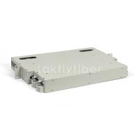 China SC Simplex Port Fixed 12 Port Patch Panel Rack Mount For FTTH FTTX CATV for sale