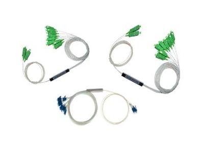 Китай 2X8 LC Singlemode 0.9mm G657A1 Steel Type Fiber Optic PLC Splitter In FTTx продается