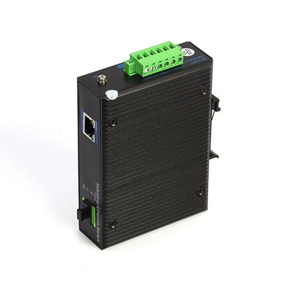 1 RJ45 SFP 52VDC Industrial Media Converter Auto MDI Poe Ethernet Switch