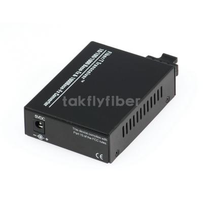 China 1000Mbps MM 2KM Ethernet Fiber Media Converter SC Duplex for sale