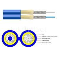 China Indoor Duplex Armored Fiber Cable Singlemode Or Multimode GJSFJBV 2.0mm 3.0mm for sale