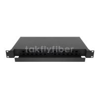 China SC Adapter Pigtail 1U Chassis Drawer SC Simplex Patch Panel Rack Mounted for sale