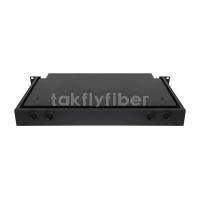China SC Adapter Pigtail 1U Chassis Drawer SC Simplex Patch Panel Rack Mounted for sale
