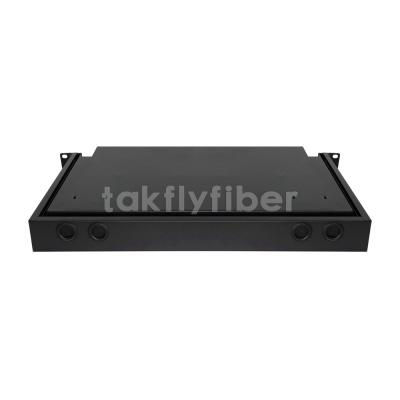 China SC Adapter Pigtail 1U Chassis Drawer SC Simplex Patch Panel Rack Mounted for sale