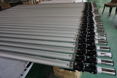 China Telescopic pipe and drape system, three piece pipe poles upright RK-TS820 , sliver/black for sale