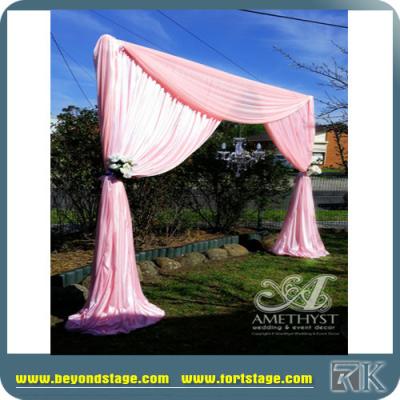 China Buy Adjustable Pipe and Drape fireproof and flexible portable wedding pipe and drape kits/wall drapes/telescope backdrop for sale
