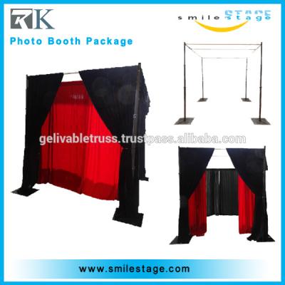 China wholesale low price photo booth pipe and draping for sale