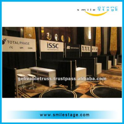 China wholesale low price trade show booth pipe and draping for sale