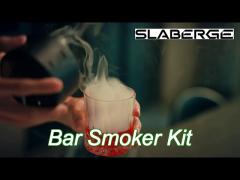 compact abs black portable lightweight bar smoker kit for whiskey and cocktails