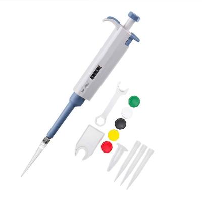 China Adjustable Volume Autoclavable Digital Micro Pipette Plastic Manual Liquid Dosing Dispenser for Laboratory Use for Gilson for sale