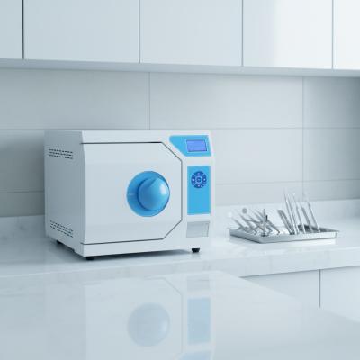 China High-Pressure Smart Steam Benchtop Sterilizer LCD Display Three-Time Vacuum for Dental Cosmetic Instruments Compact Pulsed for sale