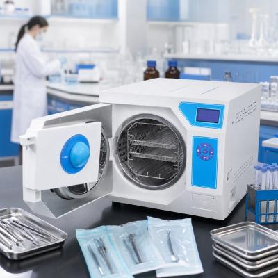 China Cenlee Tabletop Steam Sterilizer Autoclave 8L 12L 18L 23L with Drying for Clinic Dental Lab Instrument Sterilization for sale