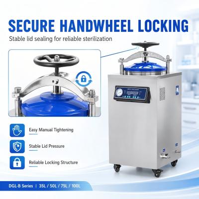 China Mushroom Sterilizer Autoclave Machine Vertical Steam Sterilizer for Mushroom Substrate Bag Sterilization for sale