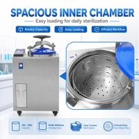 China Cenlee OEM Laboratory Internal Cycle Drying Steam Sterilizer Adjustable Parameters Microcomputer Control Vertical Autoclave for sale