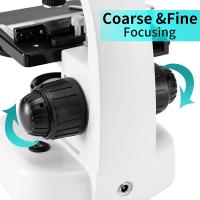 China 40X-640X Magnification Microscope Student Education Compound Biological Optical Binocular Microscope for sale