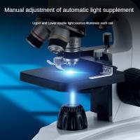 China WF10X/20mm Student Biological Laboratory Microscope 40x-2000x Binocular Light Microscope for sale
