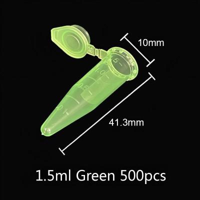 China Wholesale Centrifugal Tubes with Screw Caps Transparent Color Coded PP Plastic Test Tubes for Clinical and Cell Culture for sale