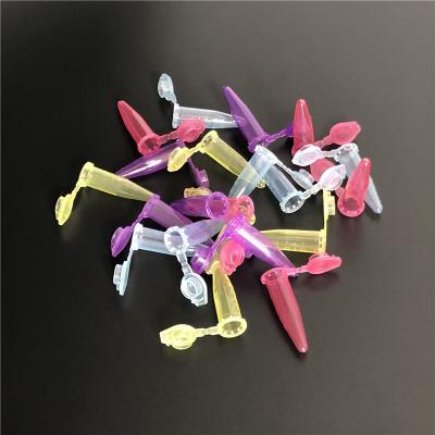 China Sterile 0.5ml & 2ml Graduated PCR Tubes - 8-Strip Format with Attached Caps for Human DNA Testing, DNase/RNase-Free for sale