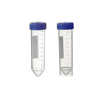China Factory Supply Disposable Conical Centrifuge Tube 50ml Plastic Centrifugal Tube for Laboratory Testing Tubes for sale