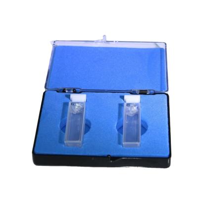 China Customizable Quartz Flow Cuvette 10mm Micro Quartz Cell with OEM Support for sale