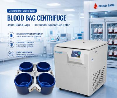 China High Capacity 4L Floor Standing Low Speed Centrifuge 6000rpm  Lab Equipment for Beverage Slurry Separation  Plasma Preparation for sale