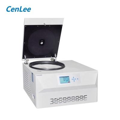 China 4x750ml Refrigerated Benchtop Centrifuge for Gold Oil Extraction Food Industrial Sample Separation Use Large Capacity Centrifuge for sale