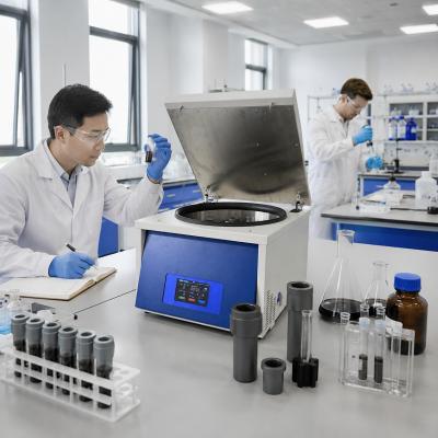 China Cenlee Heated Oil Test Centrifuge with Temperature Control Room Temp to 80C for Petroleum Refinery Research Laboratory 4000rpm for sale
