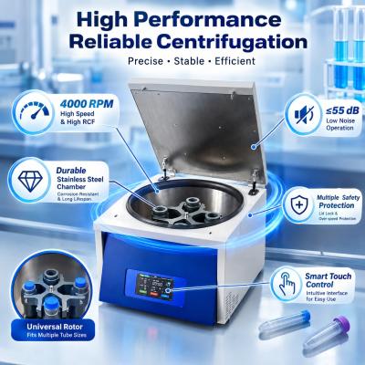 China Cenlee Benchtop Heated Crude Oil Centrifuge 4000rpm 4x100ml for Efficient Petroleum Moisture Testing and Oil Water Separation for sale