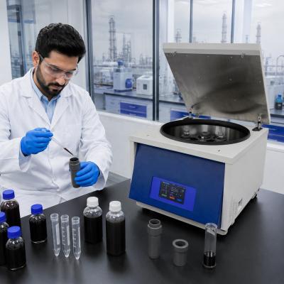 China Cenlee DL5A Crude Oil Moisture Determination Centrifuge 4x100ml Heated Digital Petroleum Oil Water Separation Tester Laboratory for sale