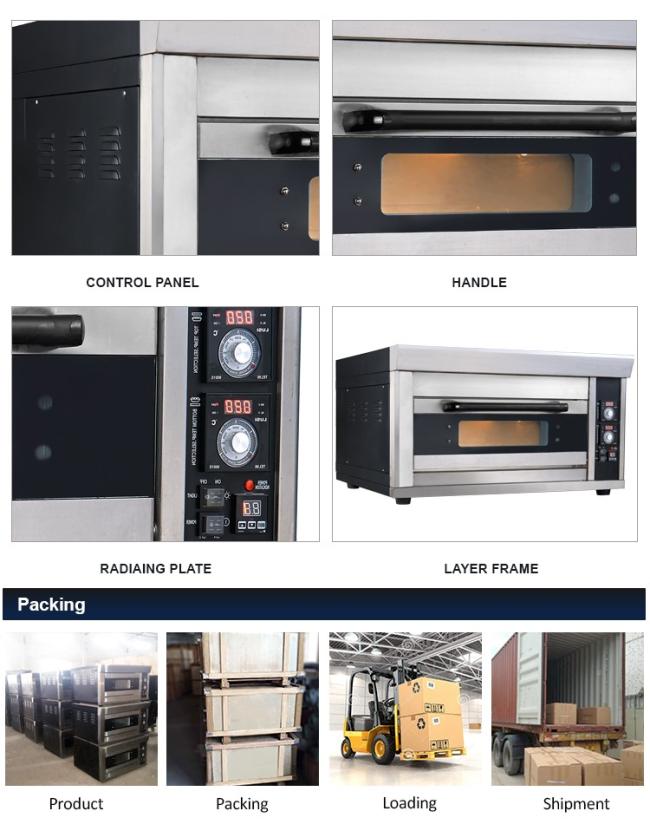 Cubierta multifuncional comercial Oven-LR-GS-12 de la mejor calidad