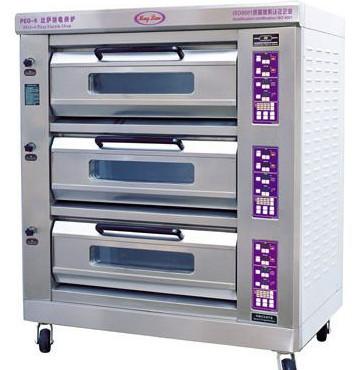 Cina Forno commerciale di lusso della pizza con controllo del microcomputer i vassoi di 3 strati 6 in vendita