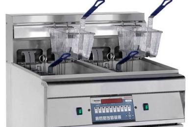 Cina 2 canestro elettrico della friggitrice 4 di Digital del carro armato con il filtro, 380V/36KW in vendita
