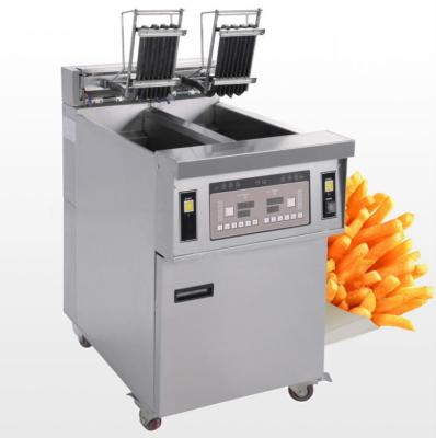 Κίνα 13*2L ηλεκτρικό Fryer 2-δεξαμενών/εμπορικοί εξοπλισμοί κουζινών με το σύστημα φίλτρων πετρελαίου προς πώληση