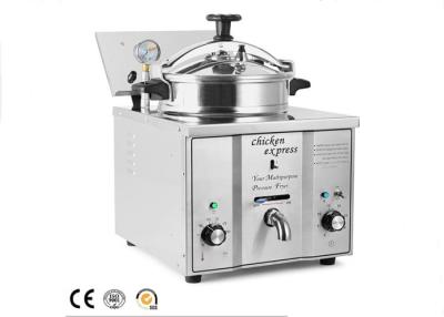 Cina friggitrice di pressione del piano d'appoggio 16L/attrezzatura commerciale della cucina con il brevetto internazionale in vendita