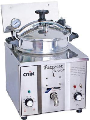 Cina friggitrice di pressione del piano d'appoggio 16L/attrezzatura commerciale della cucina con il brevetto internazionale in vendita