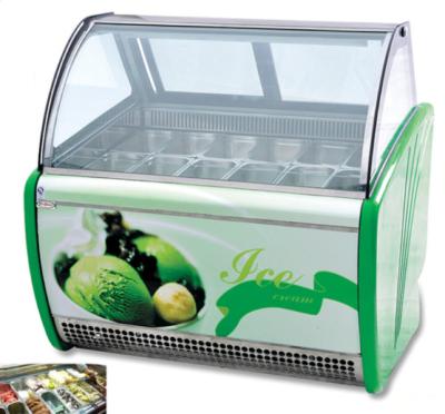 Cina Vetrina dell'esposizione del gelato di -16~-20℃/congelatore di frigorifero commerciale in vendita