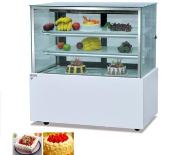 China Japonic Right Angle Cake Display Cooler / Commercial Refrigerator Freezer for sale