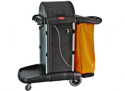China Multipurpose Cleaning Cart With Cover / Room Service Equipments Without Noise for sale
