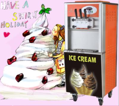 Cina Macchina del gelato/congelatore di frigorifero commerciali con la pompa di aria e lo schermo di LCD in vendita