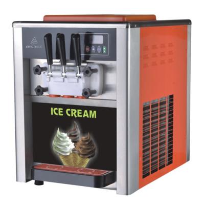 China LCD Display Table Top Ice Cream Machine / Commercial Refrigerator Freezer for sale