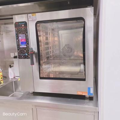 Cina macchina elettrica della cucina occidentale di 16.4kw 50Hz forno combinato 10*GN 1/1 di dieci strati in vendita