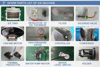 China Daily Production 150kg Split Type Ice Cube Machine Air Cooling 1.6m Height for sale