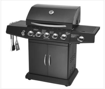 Cina Attrezzatura commerciale per il picnic, 4 - 6 bruciatori della cucina della griglia del gas del BBQ del propano di LP in vendita