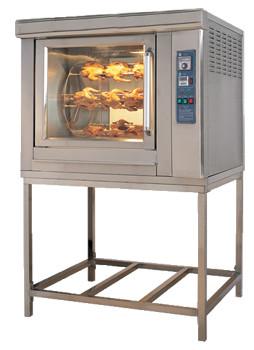 Attrezzatura commerciale della cucina del ristorante del pollo del forno dei girarrosti rotatori di rotazione