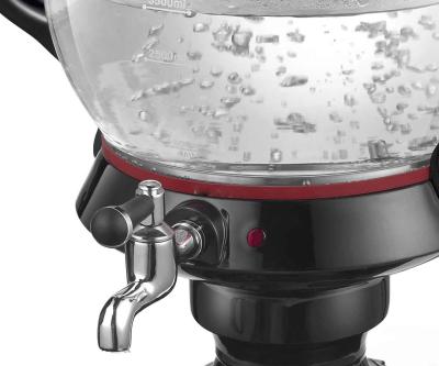 Cina Samovar di vetro di servizio in camera di tradizione durevole delle attrezzature con il bollitore elettrico dell'acqua da 4,5 litri con una teiera da 1 litro in vendita
