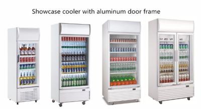 China Dukers Commercial Refrigerator Freezer Fan Cooling Upright Showcase for sale