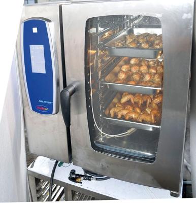 중국 6*1/1GN Combi 기선 오븐 자동 청소 기능 EOA-61-CMP 모형 판매용