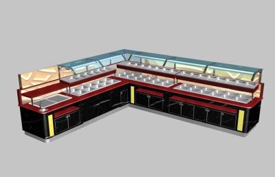 Cina YXCN-7800 7m marble surface fresh/hot combination buffet counter in vendita
