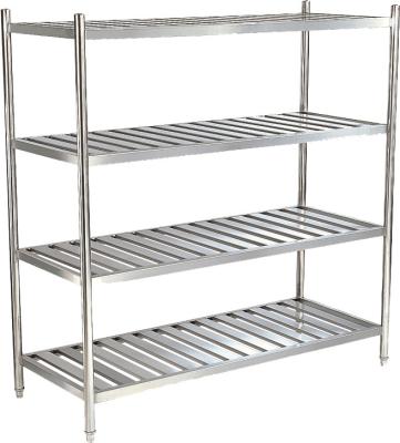 Cina Attrezzatura d'argento 1200x500x1550mm, scaffale di approvvigionamento dell'acciaio inossidabile di stoccaggio di 4 file in vendita